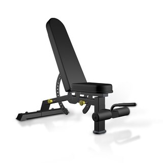 Adjustable Strength Training Bench Bench Press Chair Black - Bed Bath ...