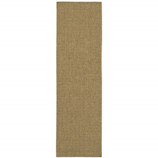 8'x11' Solid Tan Indoor Outdoor Area Rug - 85.243 - Bed Bath & Beyond ...