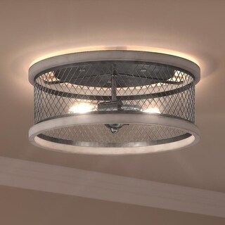 Luxury Shabby Chic Ceiling Light, 6.5"H x 14"W, with Posh Style ...