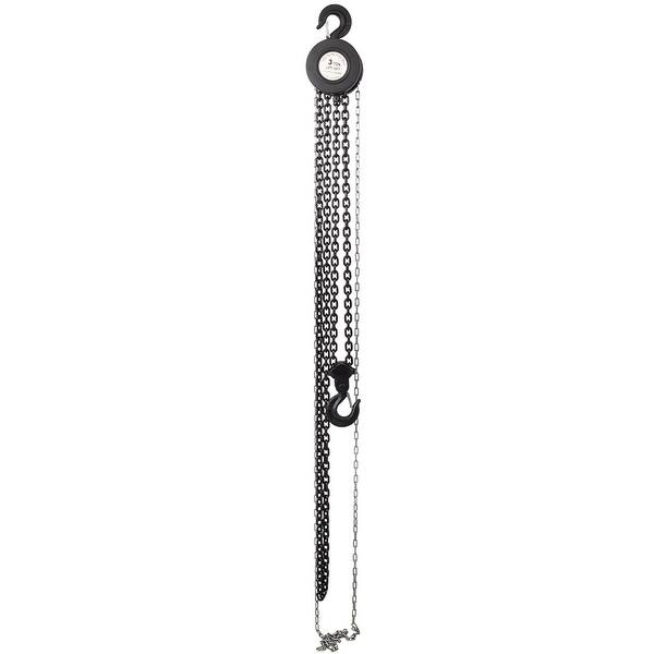 Manual Chain Hoist 4400lbs 2T Capacity 10ft wIth 2 Heavy Duty Hooks ...