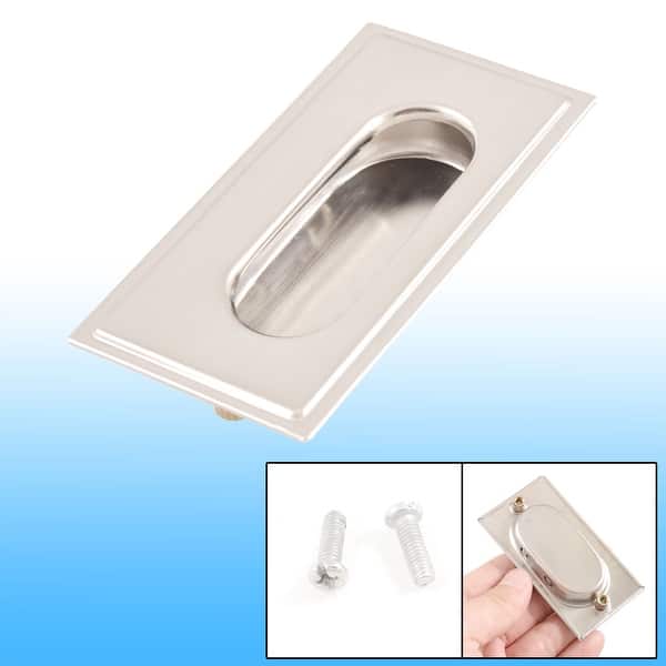 Cabinet Stainless Steel Rectangular Recessed Flush Pull 78mm Long ...
