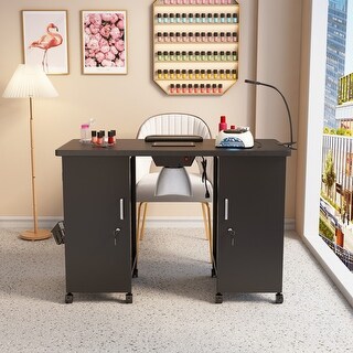 Manicure Table Nail Desk iron single Cabinet, Beauty Spa Salon ...