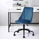 Upholstered Office Chair With Multi-directional wheels - Bed Bath ...