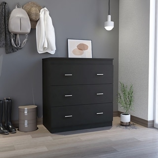 3 Drawer Dresser; Superior Top; Handles, Suitable for Bedroom, Living ...
