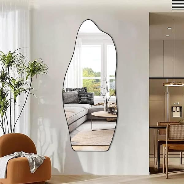 irregular rectangle mirror