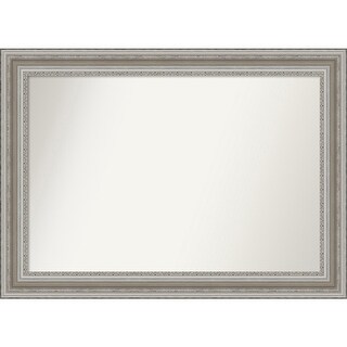 Choose Your Custom Size, 29-in side, Parlor Silver Framed Wall Mirror ...