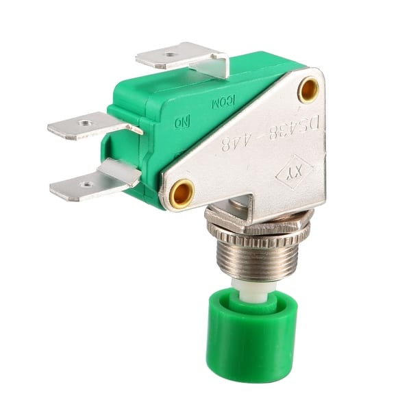 3PCS 16A 125/250VAC SPDT NO NC 3-Terminal Push Button Type Micro Action ...