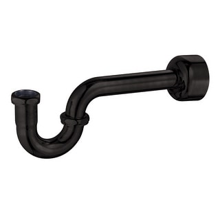 Kingston Brass Circlet 1-1/4-inch Brass P-Trap, 18 Gauge - Bed Bath ...