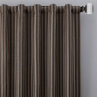 Rail Stripe Room Darkening 100% Cotton Window Panel - Bed Bath & Beyond ...