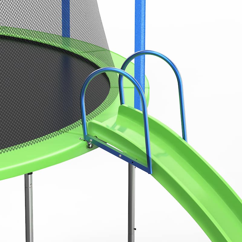 Trampoline with Slide and Swings, ASTM Approved Large Recreational ...