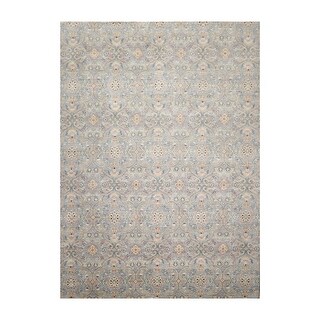 Hand Knotted Blue,Beige Wool Transitional Oriental Area Rug (9x12) - 8 ...