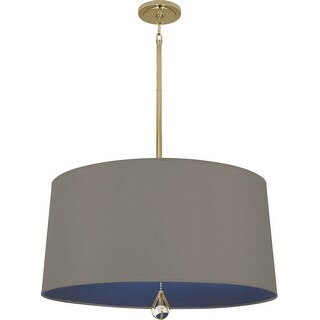 Robert Abbey Three Light Pendant Williamsburg Custis Modern Bra - Exact ...