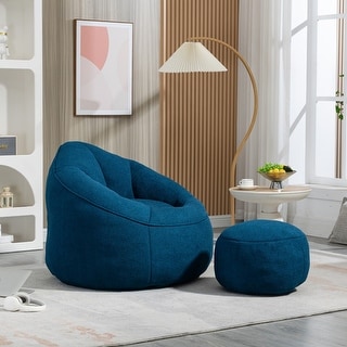 Padding Compressed Bean Bag With Footrest - Bed Bath & Beyond - 39468511