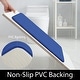 3 Piece Royal Blue Ultra Soft Thick Memory Foam Non-Slip Absorbent ...