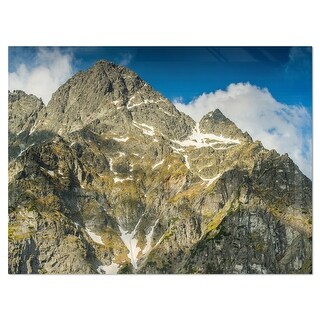 Rocky Summit in Tatra Mountains - Contemporary Landscape Glossy Metal ...