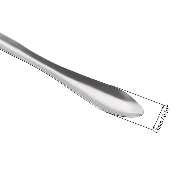 Micro Scoop Stainless Steel Reagent Sample Spoon Lab Spatulas 5Pcs ...
