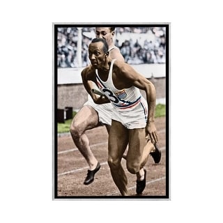 iCanvas "Jesse Owens (1913-1980)" by Granger Framed - Bed Bath & Beyond ...
