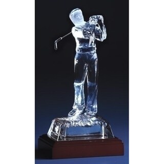 Pack of 2 Icy Crystal LED Lighted Golf Player Sports Figures 8.5" - Bed ...