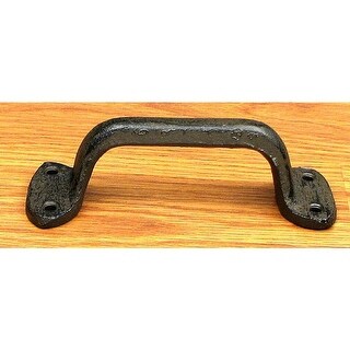 Single Cast Iron Gate Handle - 5 1/5" L. x 2 3/4" W. x 1 5/8" D - Bed ...