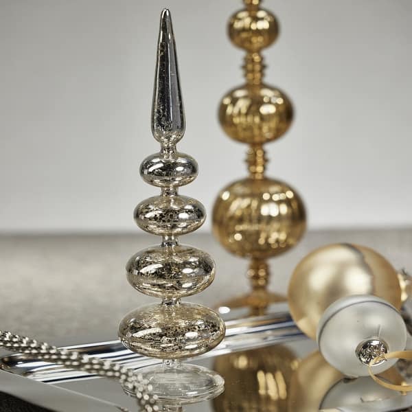 Jewel Glass Christmas Tabletop Finial - Bed Bath & Beyond - 36537679