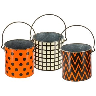 Seasonal Abode Halloween Pattern Buckets - Bed Bath & Beyond - 36832341