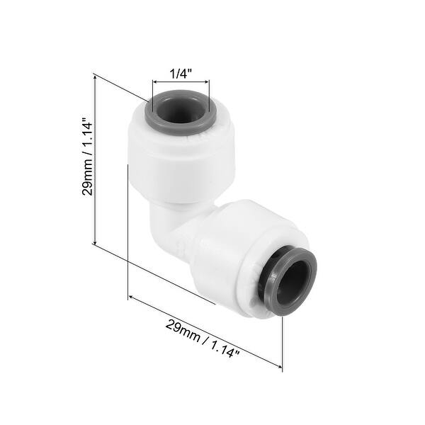 10Pcs Push to Connect Elbow Fittings 90 Degree Water Line Fitting ...