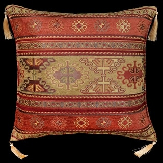 Turkish Kilim Pattern Rustic Pamala Decorative Pillow - Bed Bath ...