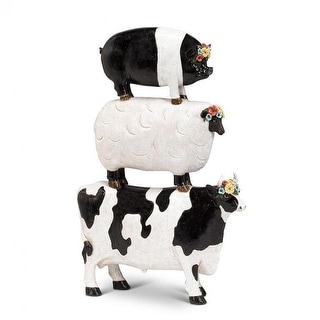 Stack Of Farm Animals Figurine - Bed Bath & Beyond - 40037062