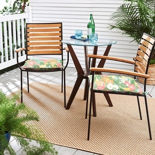 Sorra Home Outdoor Corded Chair Pad Set of 2 - Bed Bath & Beyond - 40651101