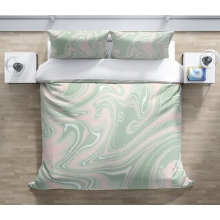 HERMOSA SWIRL GREEN Duvet Cover By Kavka Designs - Bed Bath & Beyond ...