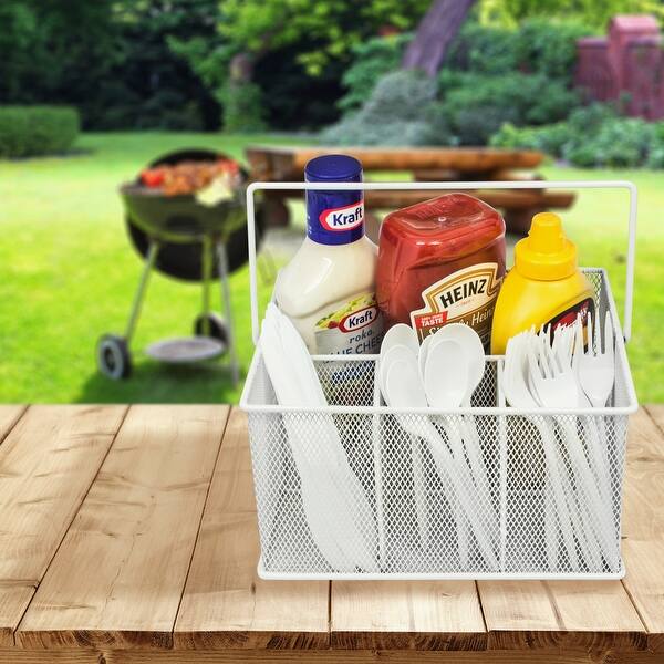 plastic silverware caddy
