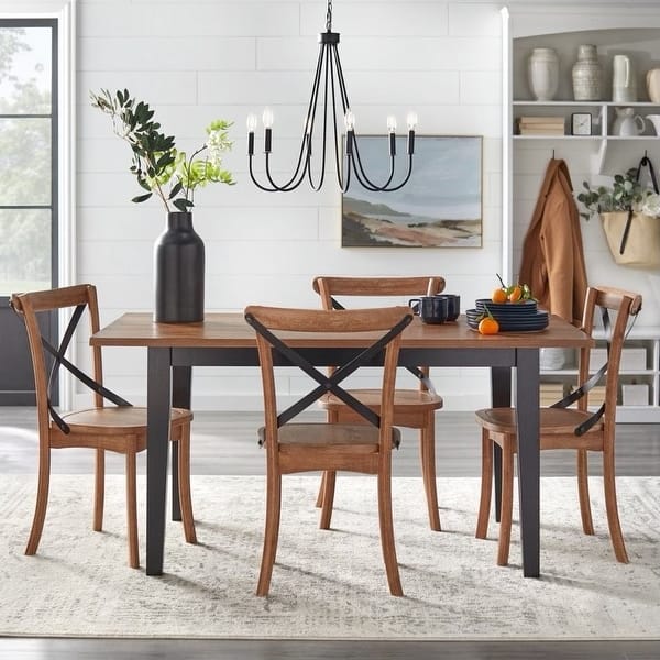 Simple Living Norwich 5-piece Dining Set - Bed Bath & Beyond - 36986258