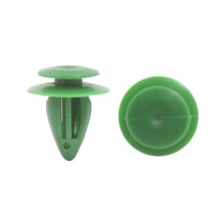 20Pcs 8mm Hole Dia Plastic Green Rivets Fastener Clips for Car Fender ...
