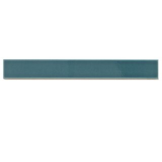 Apollo tile 2" x 16" Horizonte Glossy Emerald Petrol Blue Ceramic Tile ...