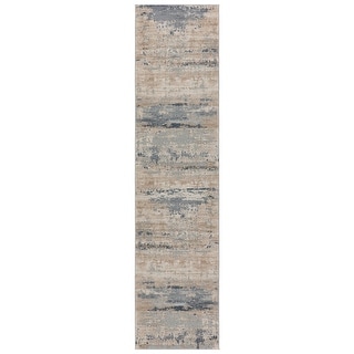 Ridley Abstract Gray/ Blue Area Rug - On Sale - Bed Bath & Beyond ...