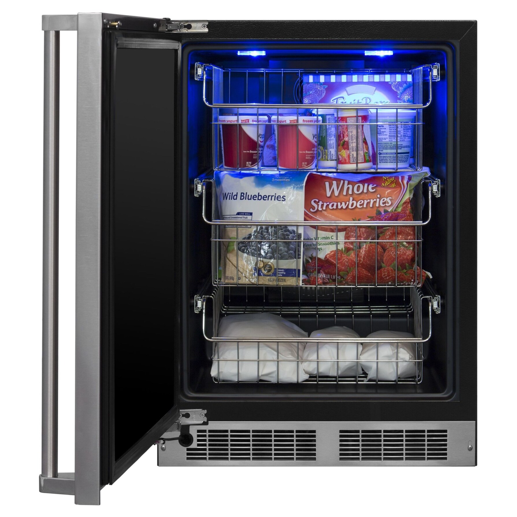 Marvel MP24FA4L 24" Wide 4.6 Cu. Ft. Built-In Freezer with LED — Planner 5D