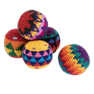 Novica Handmade Freestyle Cotton Hacky Sacks (Set Of 5) - Bed Bath ...