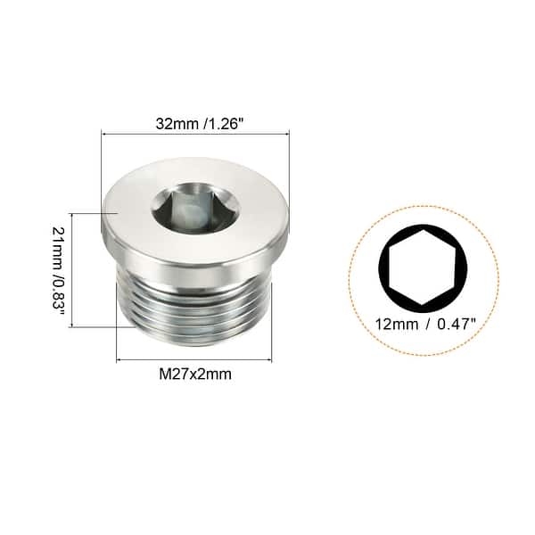 32mm hex plug