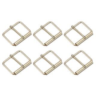 Roller Buckles, 6pcs 35x25mm 3mm Thick Metal Belt Pin Buckle - Bed Bath ...