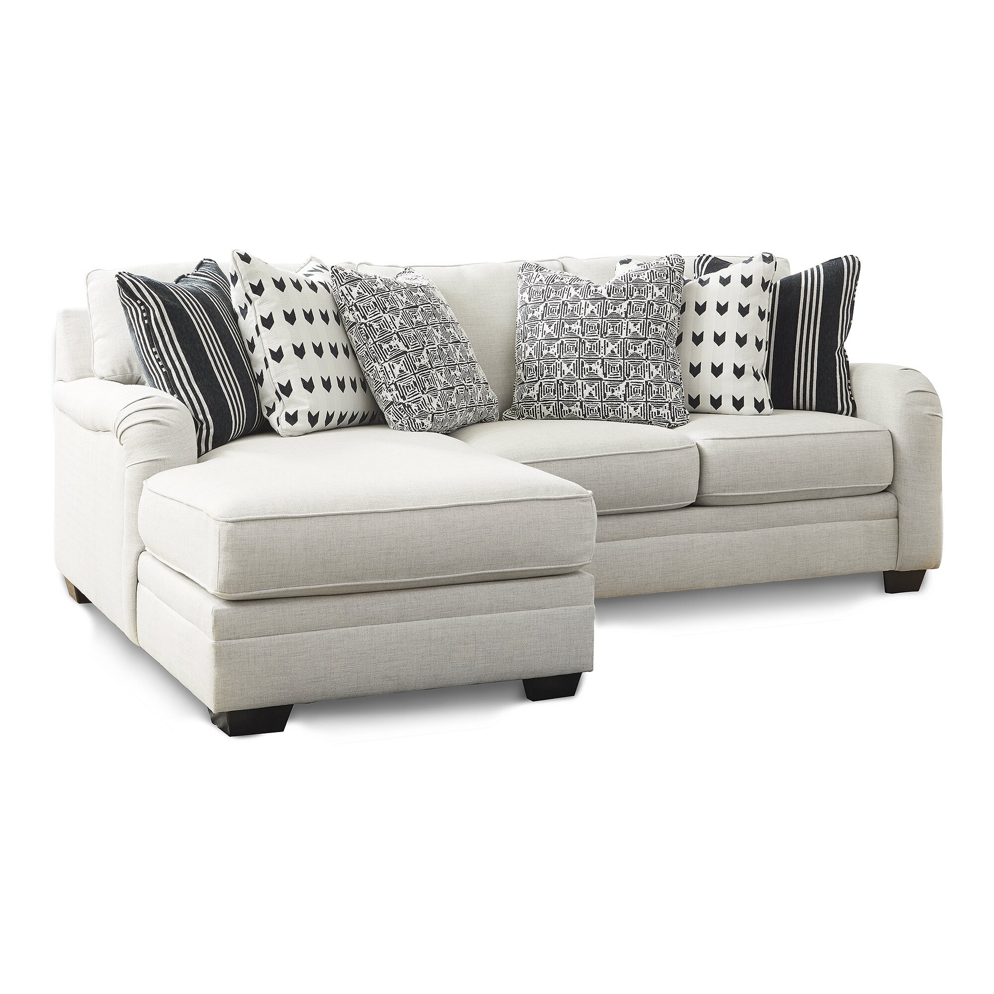 Modern Sectional Sofa Couch L Shaped With Chaise Storage Ottoman and ...