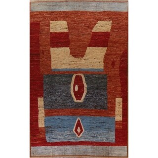 Tribal Moroccan Large Wool Area Rug Hand-knotted Living Room Carpet ...