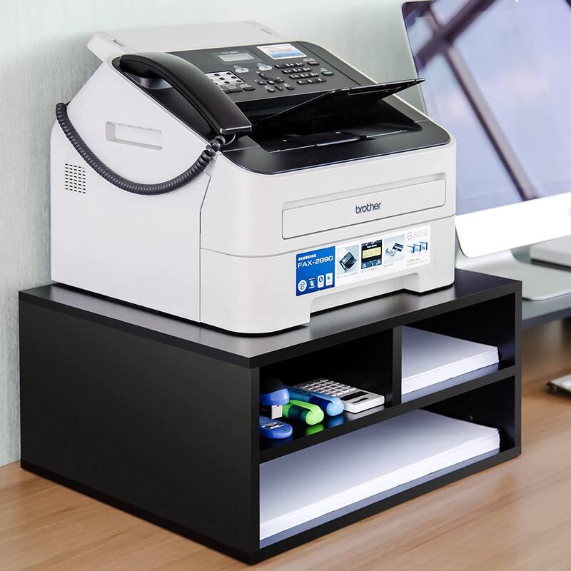 33lb Capacity Printer Stand Computer Riser with Storage for Home Office ...