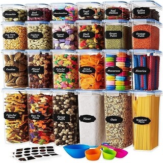 Food Storage Containers Set with Lids (24 Pack) - Bed Bath & Beyond ...