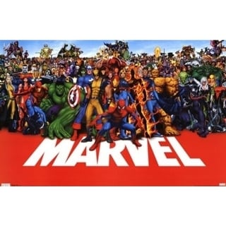 Marvel Heroes Poster Print Item Vartiarp9225 - Bed Bath & Beyond - 36567749