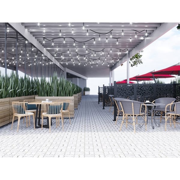 HighlanderHome Freestanding Modular Metal Privacy Screen, 4FtX 6Ft - On ...