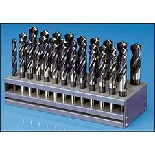 1 Pc, Drill America 1/2"-1"x64ths 33 Piece Cobalt Reduced Shank Drill ...