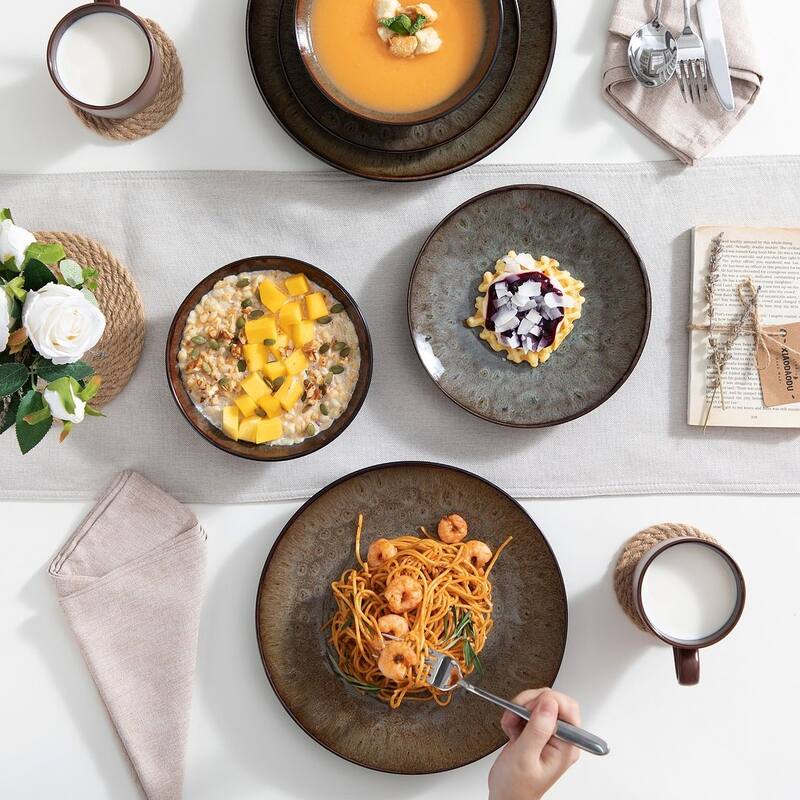 vancasso BUBBLE Stoneware Dinnerware Set - Overstock - 34827302