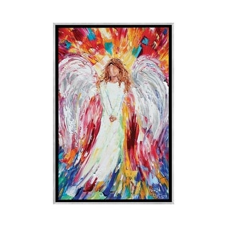 iCanvas "Joyous Angel" by Karen Tarlton Framed - Bed Bath & Beyond ...