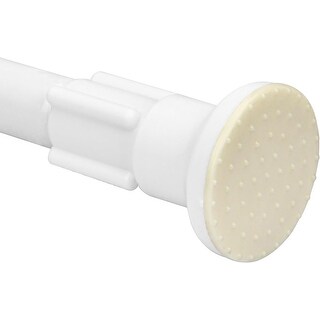 Shower Curtain Rods, 38-80 Inch Adjustable Tension Rod - White - Bed ...