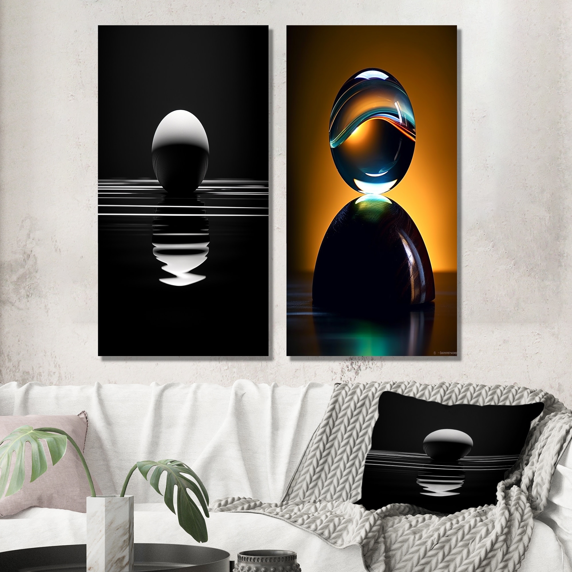 metal ball reflection